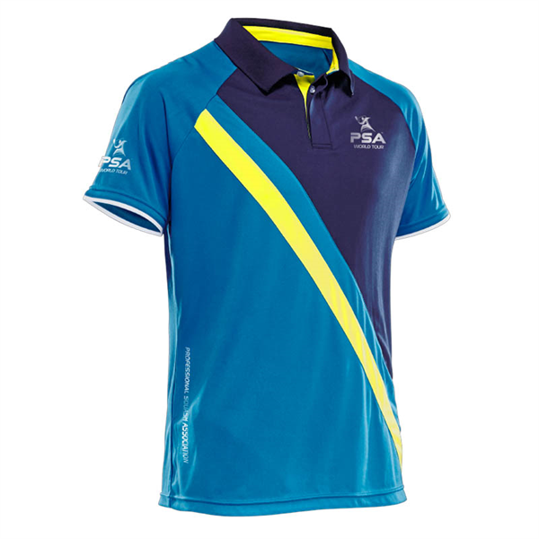 Salming PSA Performance Polo 20 Blue | Squash Equipments by SquashProShop